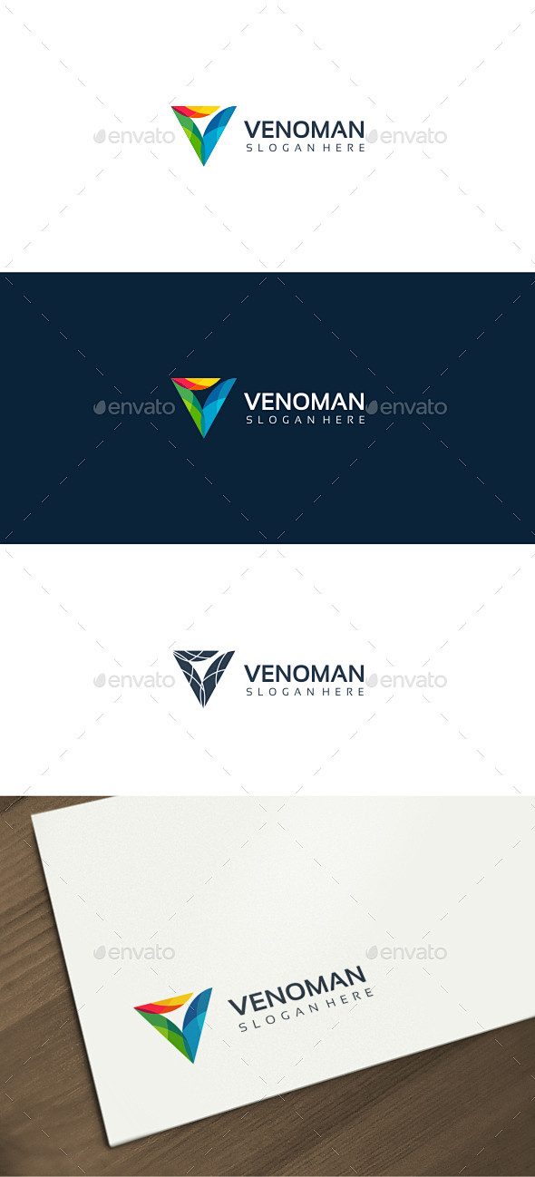 Venoman -字母V标志字母标志模板Venoman - Letter V Logo - Letters Logo Templates字母 ...