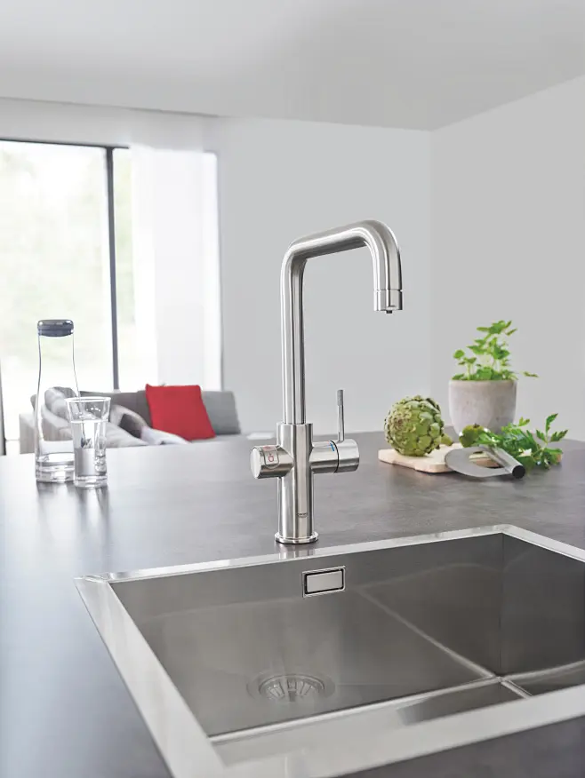 GROHE RED DUO FAUCET AND M SIZE BOILER - Kitchen taps from GROHE ...