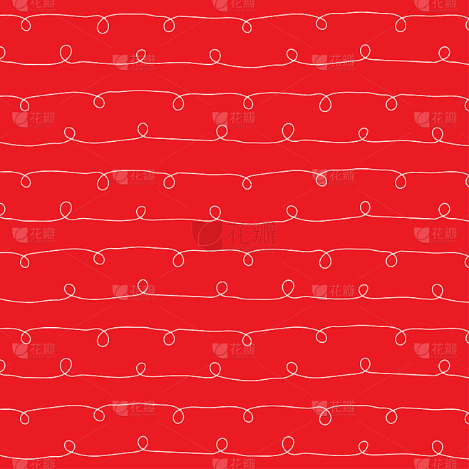 hand drawn linear line illustration vector pattern