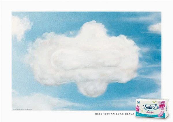 Softex Giant Pads : A series of print ads for the first sanitary pad ...