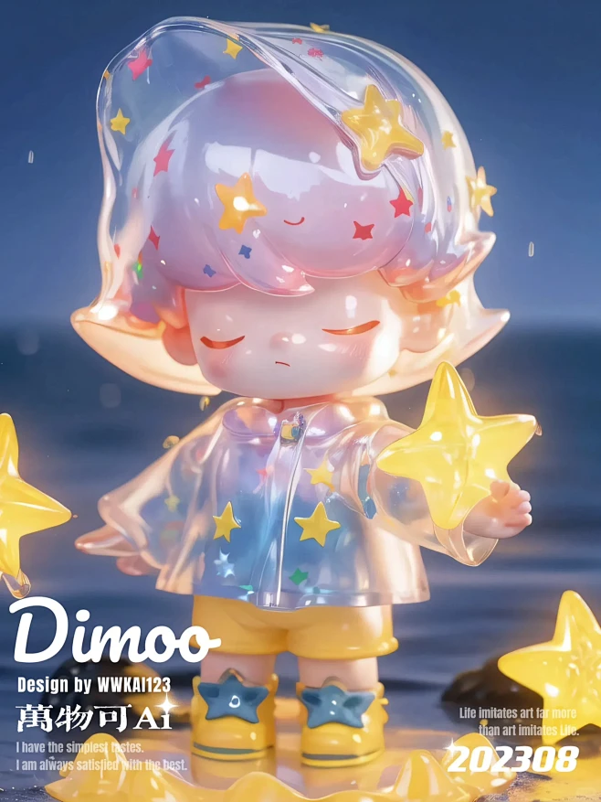 DIMOO你来自哪颗星｜那颗星星是不是甜的？-花瓣网