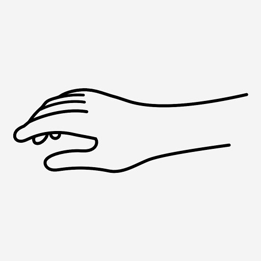 手抓伸展图标_88ICON https://88icon.com 手 抓 伸展 伸手 人手 手势 手臂