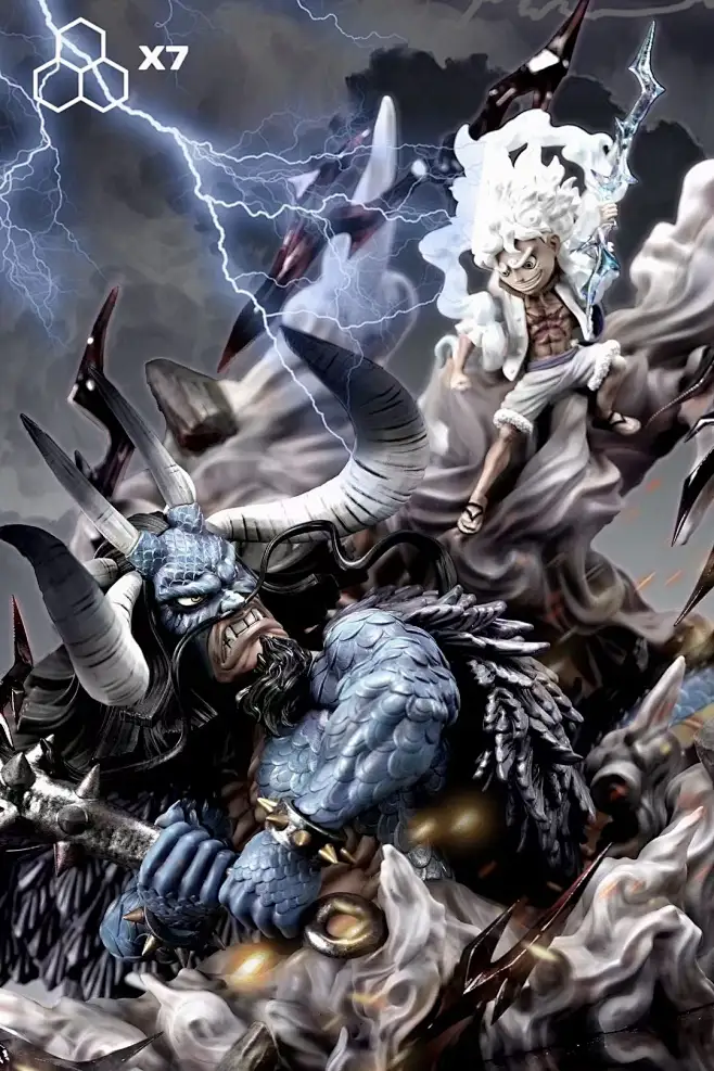 X7 studio - Kaido vs Nika Luffy | 凯多vs 尼卡路飞– GameHarbors-花瓣网