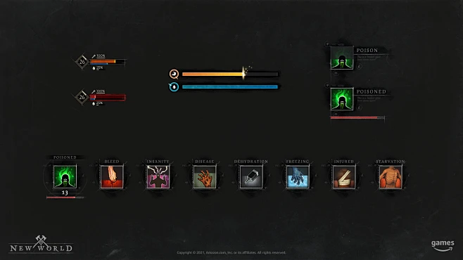 New World - UI Concept and Exploration, Chris Sauquillo : A sample of the various UI ...