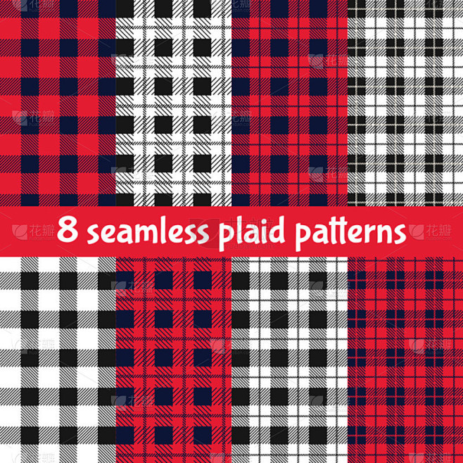 Plaid and Buffalo Check Patterns