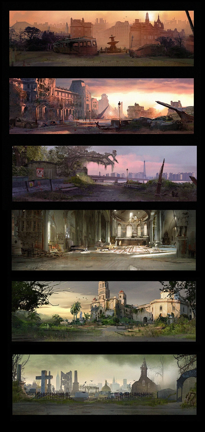 Old work , Liang Mark : Environment concept of “Dead Tide” （2016）-花瓣网