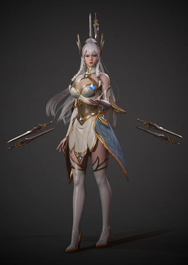 韩国3D艺术家 KKI MING 作品欣赏-CG角色-微元素 - Element3ds.com!-花瓣网