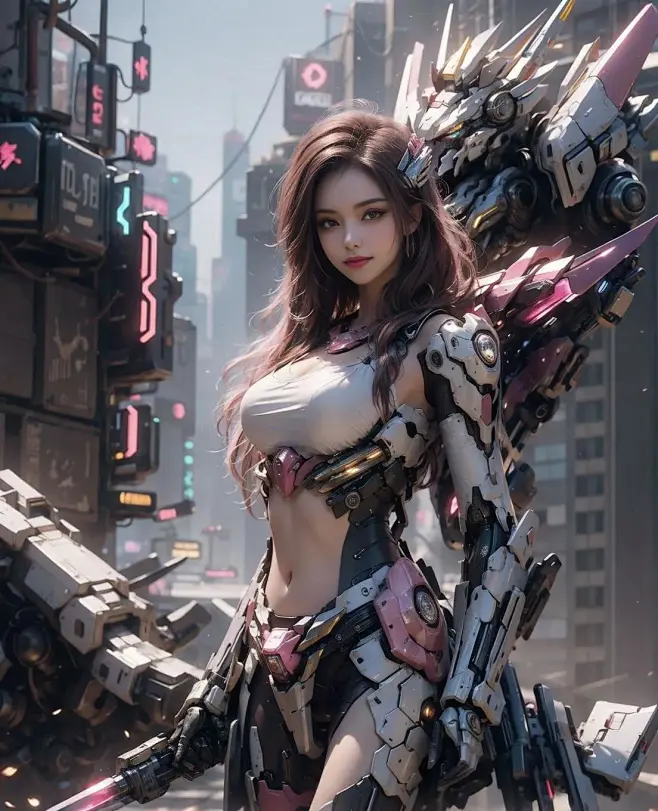 AI绘画-暴走萝莉-今日头条-花瓣网