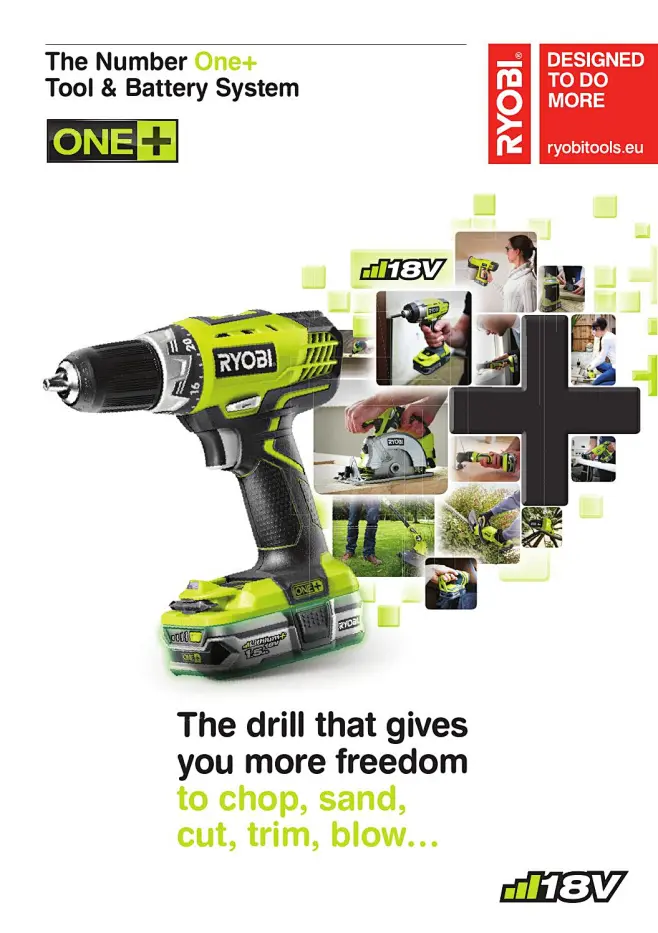 Ryobi One Plus Range Leaflet : With ONE battery powering a family of ...