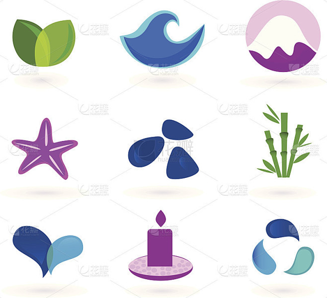 健康、放松和医疗图标