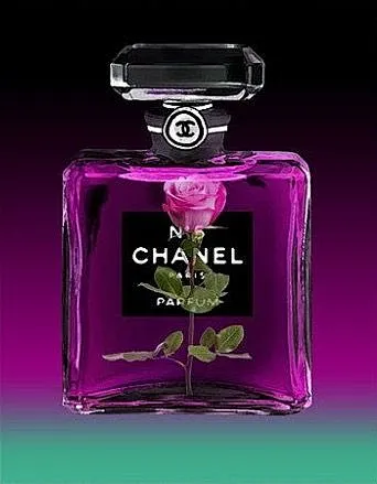 Chanel No. 5 Pink by DELDELART [Etsy]-花瓣网