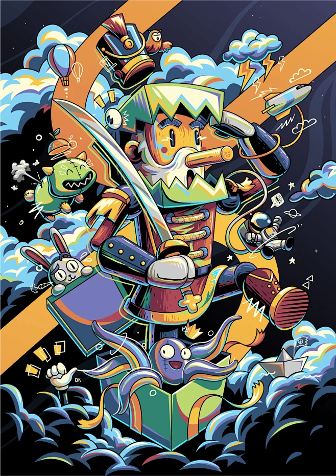 adobe illustrator artwork cartoon Character design color Digital Art digital illustration ...