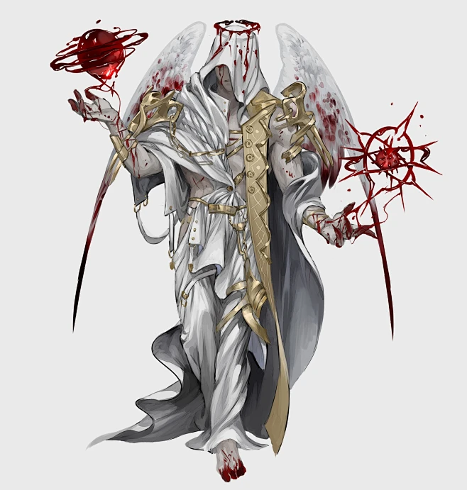 Blood angel / Character design-花瓣网