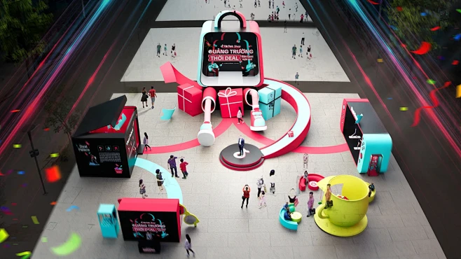 Event Graphic Designer boothdesign Exhibition Design expo TikTok-花瓣网