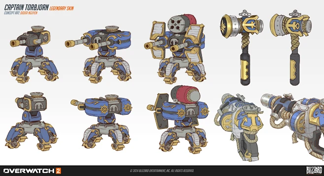 CAPTAIN - TORBJORN / OVERWATCH 2-花瓣网