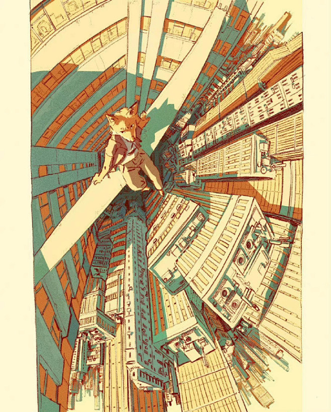 场景拟人设定 动漫插画参考 Serpent_x -花瓣网