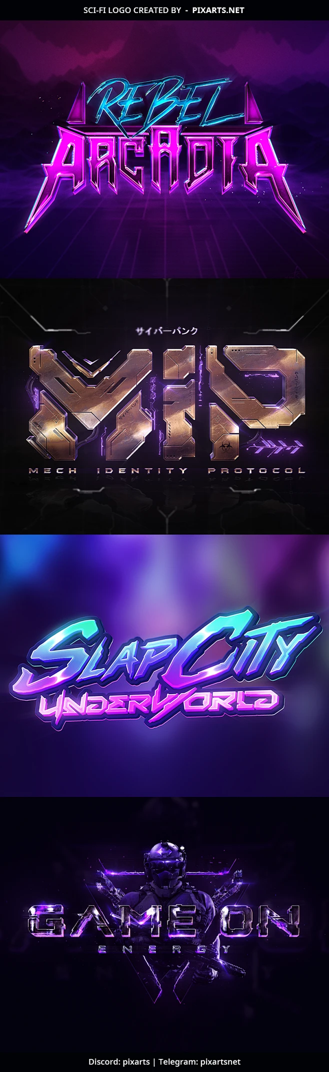 科幻游戏标志. SCI-FI GAME LOGO-花瓣网