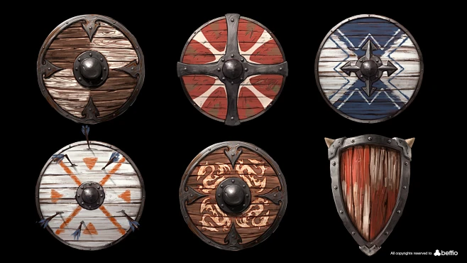 Medieval fantasy props, Damian Bonczyk : A set of props done back in ...