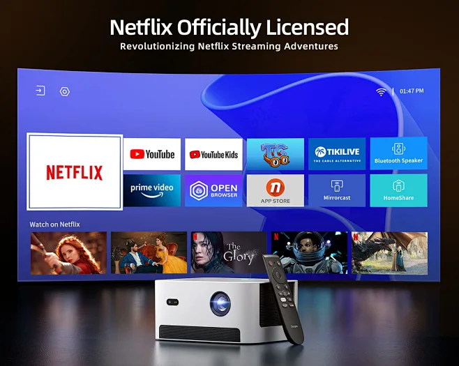 Amazon.com: Dangbei Neo Smart Projector, Netflix Officially-Licensed ...