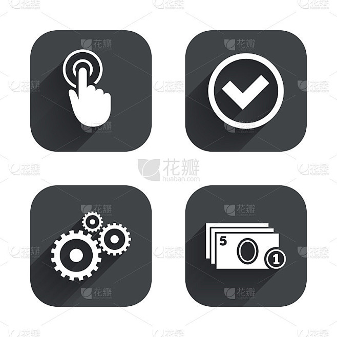 自动取款机提现图标。