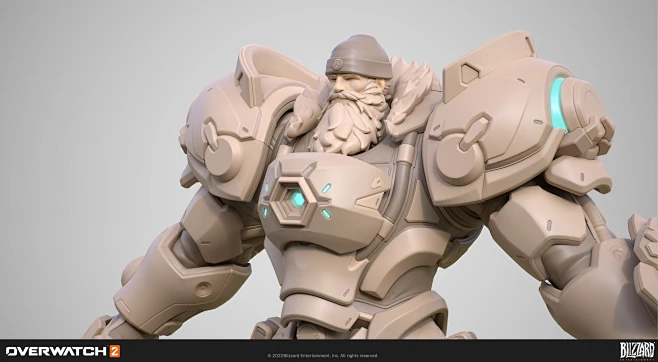 Overwatch 2 - Reinhardt 'Polar'-花瓣网