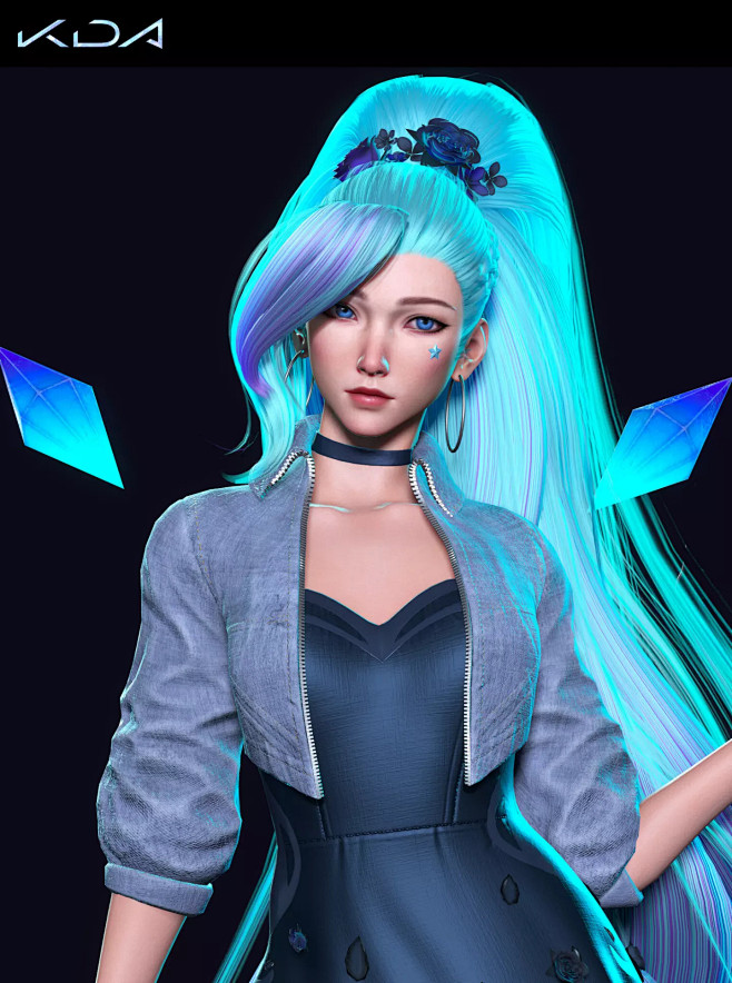 美型角色参考 自己收集的一些美型角色 1056P-CG角色-微元素 - Element3ds.com!