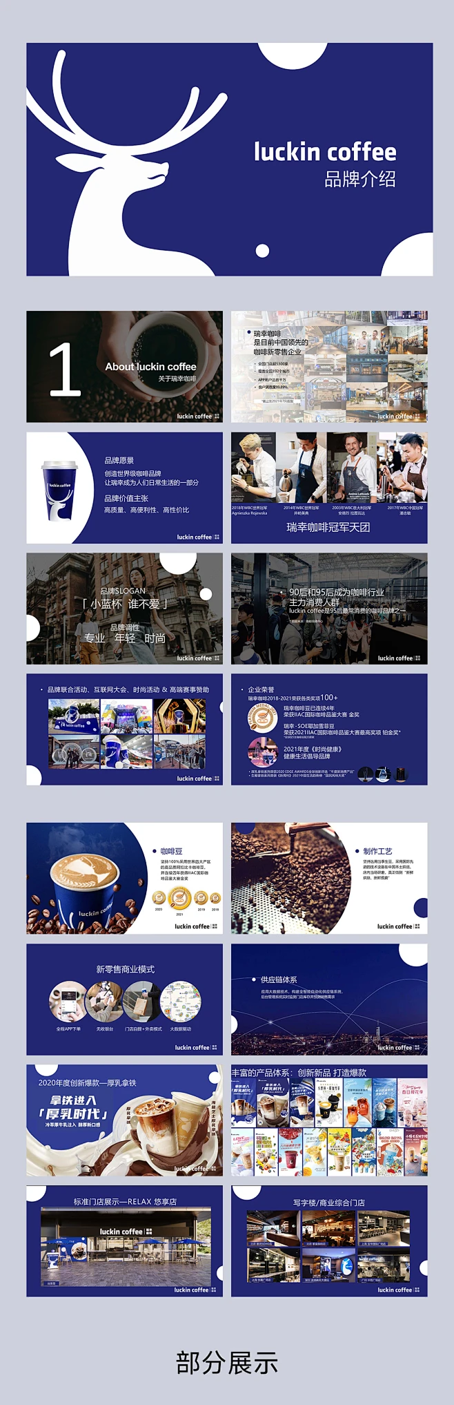 瑞幸咖啡品牌VI手册鉴赏 pdf 可编辑 视觉指导产品宣传册2021年版47P-花瓣网