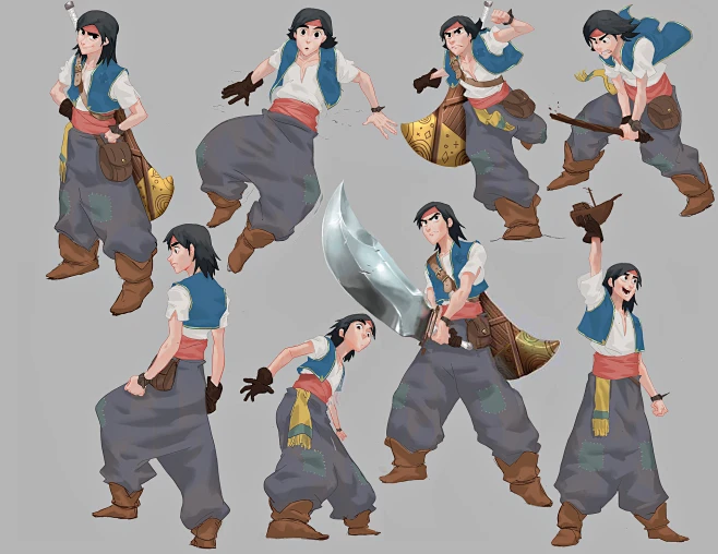 sindbad, Eslam AboShady : sindbad by Eslam AboShady on ArtStation.图片_人物 ...