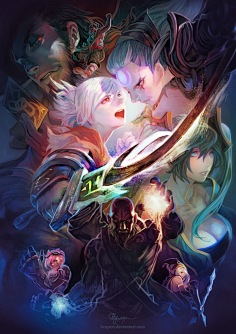 【LOL英雄联盟】全英雄全皮肤原画+官方概念设定-花瓣网|陪你做生活的设计师 | 皮肤官方原画设定合集4000P (216)