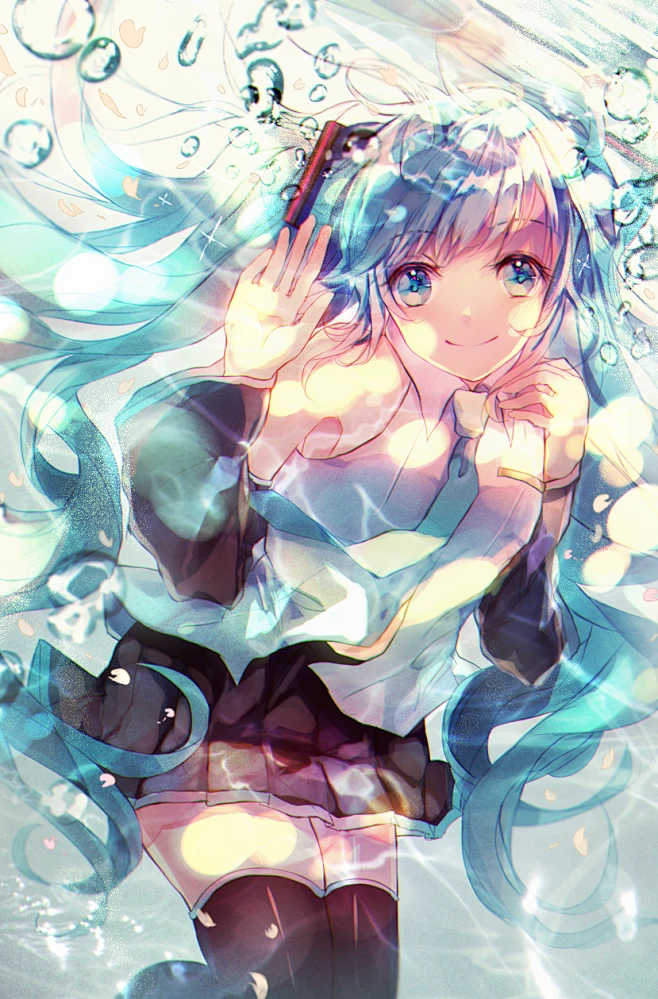 miku~ 9th #初音未来# #二次元#-花瓣网