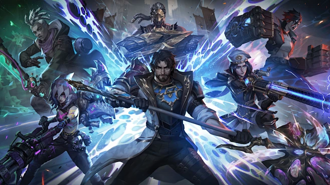 arcane-jayce-jinx-caitlyn-ekko-ambessa-vi-lol-wild-rift-8k-wallpaper ...
