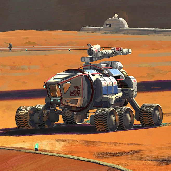 Interplanetary Transport System at Alpha Site, Mac Rebisz : ITS landers ...