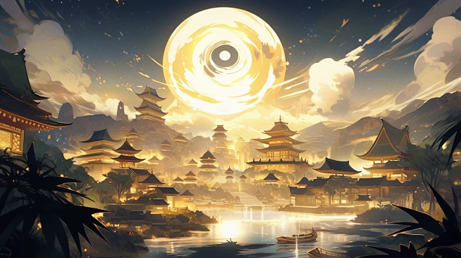 Round_moon_clean_sky_five_stars--ar_169_a9fd5526-0270-4704-ad1f ...