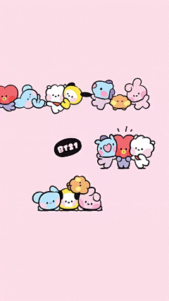 （IP插画）BT21-花瓣网|陪你做生活的设计师 | ge of