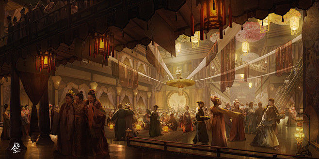 青楼的青楼，青楼的楼 古代青楼的场景概念设计练习~