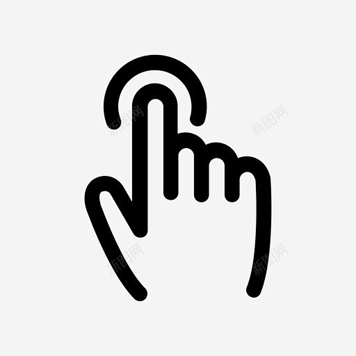 轻触智能手机按键图标 标识 标志 UI图标 设计图片 免费下载 页面网页 平面电商 创意素材