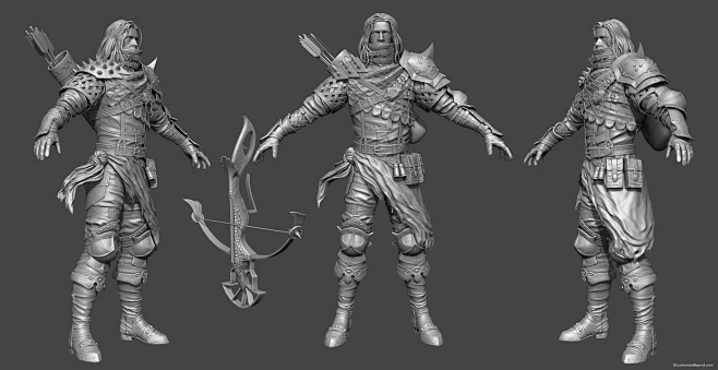 Hunter Zbrush, Carlos Vidal : Hunter Zbrush by Carlos Vidal on ...