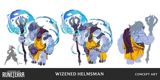 Wizened Helmsman-花瓣网