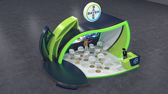 "BAYER" Stand Design-花瓣网