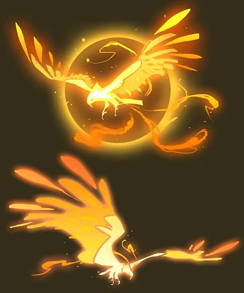 More sun phoenix designs. FYI to the naked human eye from ground zero ...
