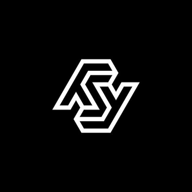 字母fsy标志logo矢量图设计素材