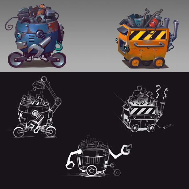 background art for mobile game, Jan Unolt : background art for mobile ...