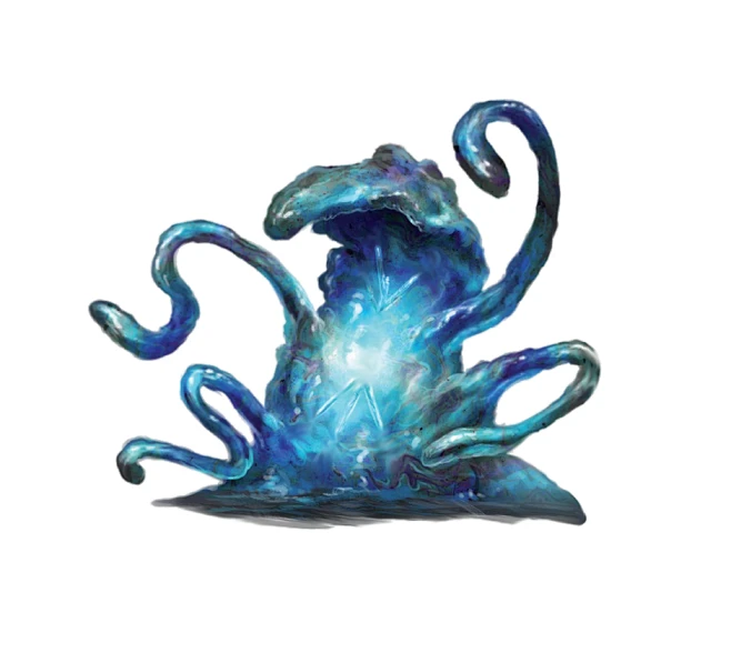 Ooze Blue Four Tentacles - Pathfinder 2E PFRPG PFSRD DND D&D 3.5 4E 5E ...