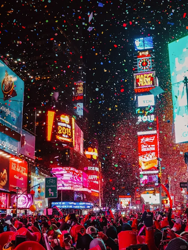 纽约时代广场跨年Ball Drop | 氛围感拉满！ - 小红书-花瓣网