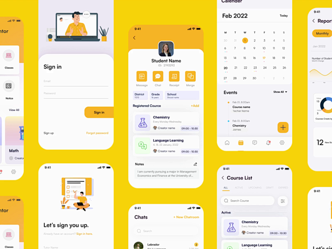 Education Hub app course e-learning education educational app elearning ...