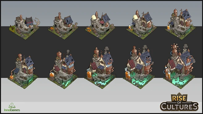 {游戏系列}美国 Rise of Cultures 文明崛起（UI,角色，场景）-花瓣网