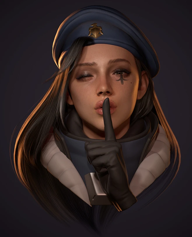 Overwatch Ana-花瓣网
