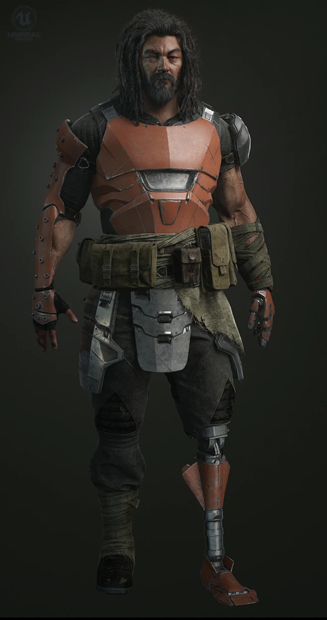 Genghis, adam skutt : Hey all, This is a prototype character I made for ...