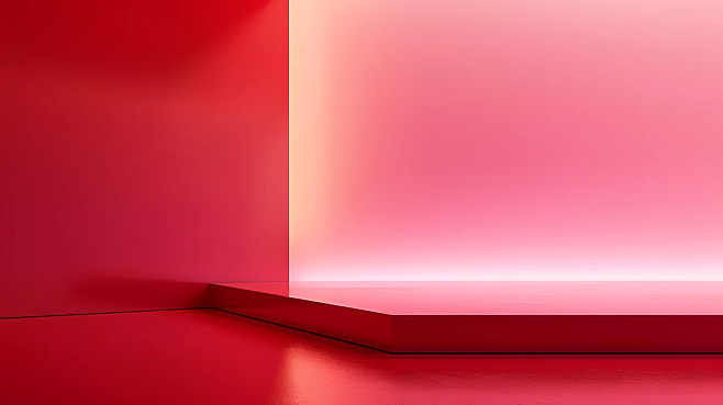 ls7623_Red_background_gradient_minimalist_stage_design_style_em ...
