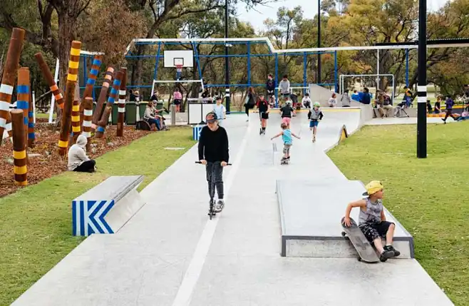 Kwinana滑板公园 KWINANA SKATE PARK / CONVIC CREATES COMMUNITY : CONVIC：位于珀斯 ...